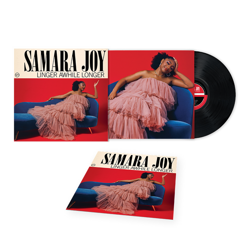 Samara Joy: Linger Awhile Longer LP + Signed Art Card - Verve Record Store