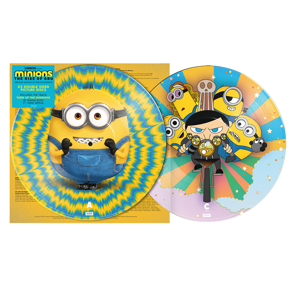 Minions: The Rise of Gru Picture Disc LP - Verve Record Store
