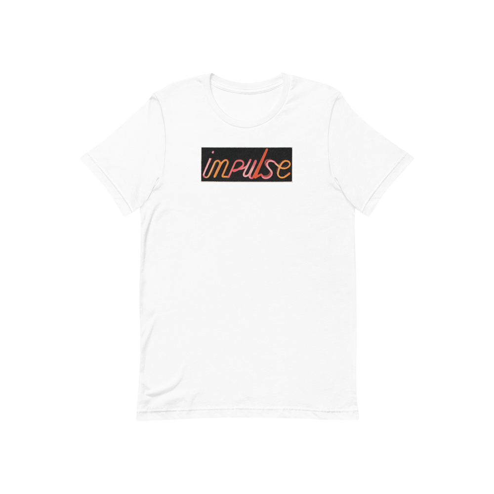 White Impulse Neon Logo T-Shirt - Verve Record Store